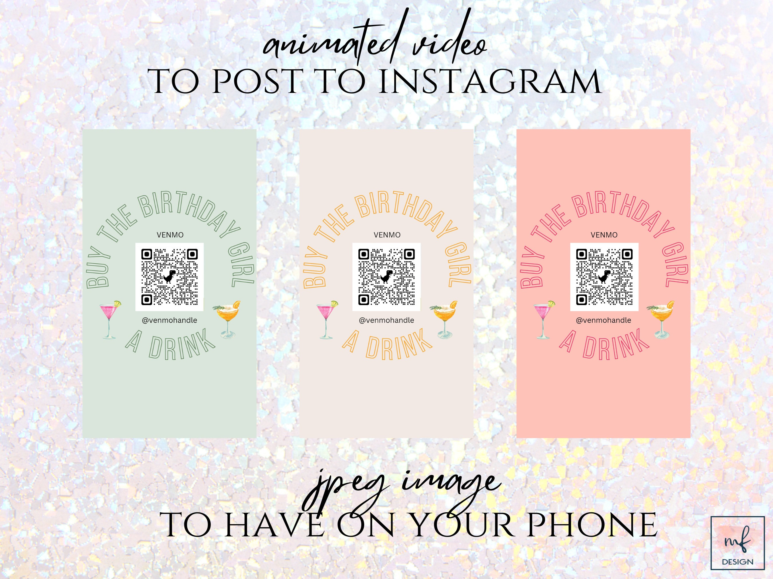 Buy the Birthday Girl A Drink Instagram Story Template - Etsy