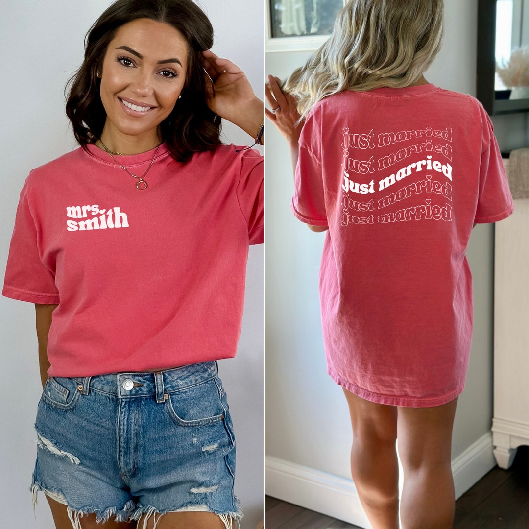 Retro Custom Bride SVG | Personalized Mrs SVG | Custom Honeymoon Design ...