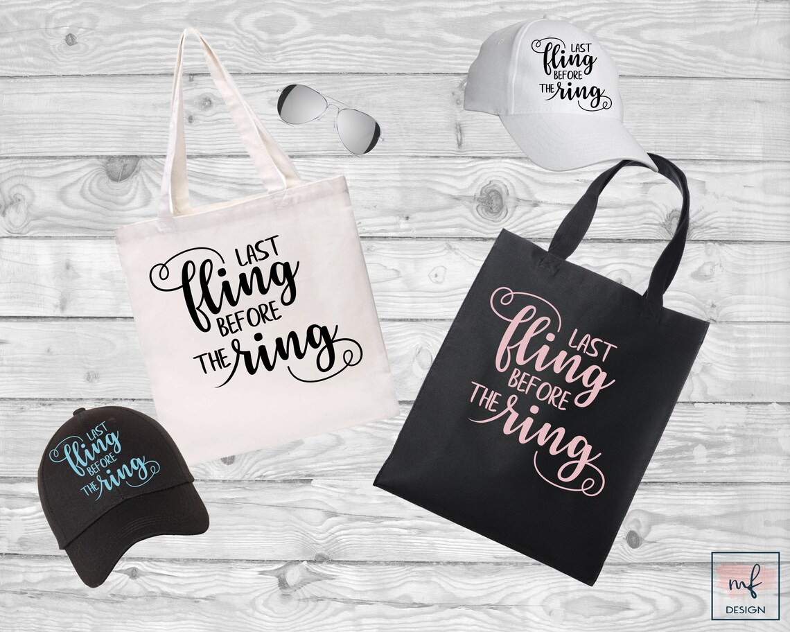 Last Fling Before the Ring SVG SVG Files for Cricut - Etsy