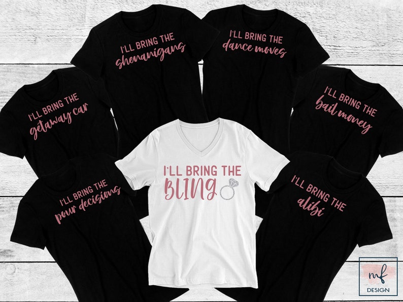 I'll Bring the BLING SVG, SVG Files for Cricut, Bachelorette Svg, Bride ...