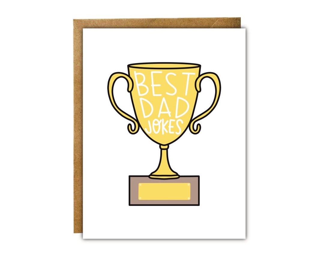 Cute Father's Day Card Dad Card Gift Best Dad Jokes Card Funny Happy ...