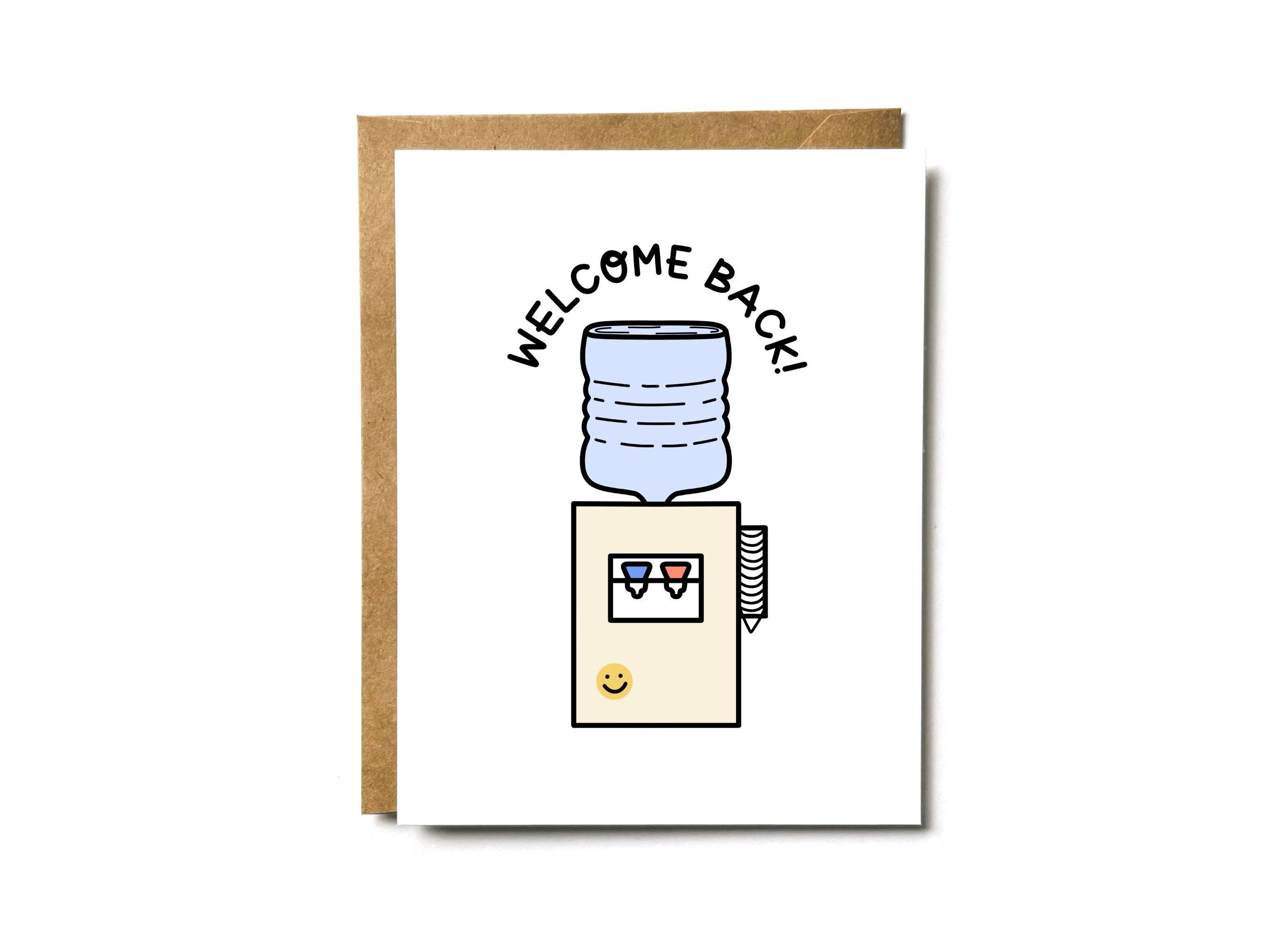 Welcome Back Card Back in Office Staff Employee Thank You - Etsy