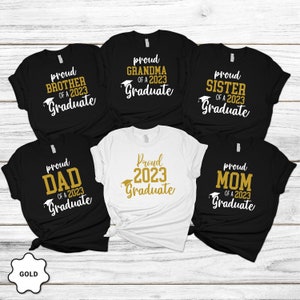 Personalize Graduation Shirts, Class of 2023 Family Graduation Shirts, Graduation 2023 Proud Mom ...