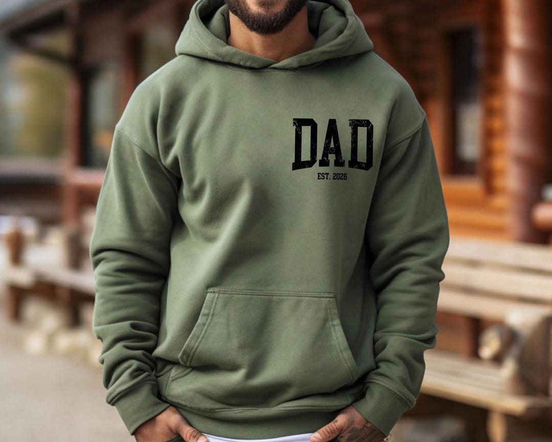 Custom Dad Est Sweatshirt, Fathers Day Gift, Personalize Dad Shirt, Dad ...