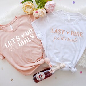 Western Bachelorette Party Shirts, Last Ride for the Bride Shirt, Rodeo ...