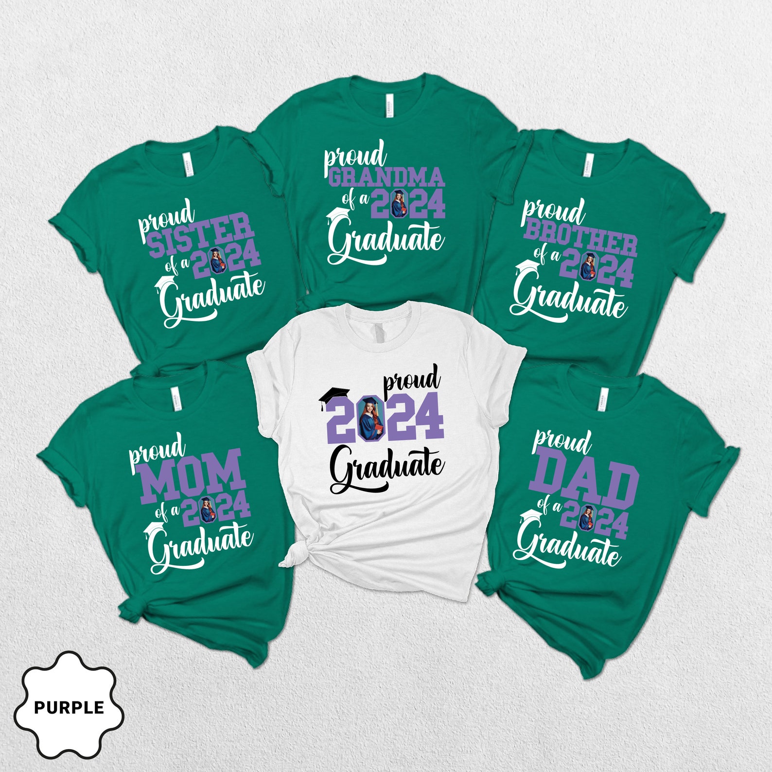 Personalize Family Graduation Shirts, Class of 2024 Family Graduation ...