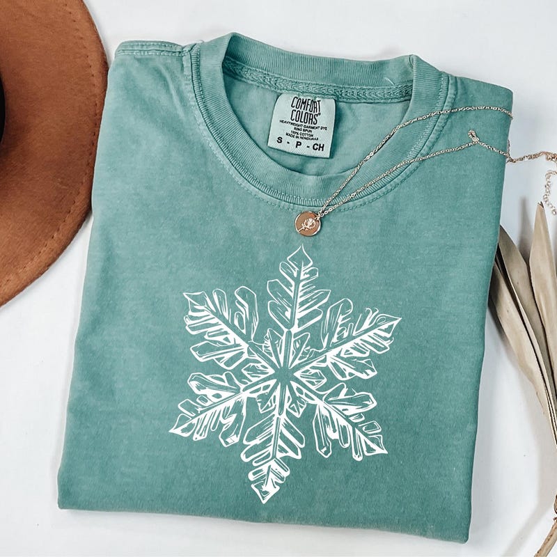 Snowflake Shirt - Etsy