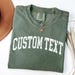 Custom Text Shirt, Custom Logo Shirt, Personalized Text Shirt, Your ...