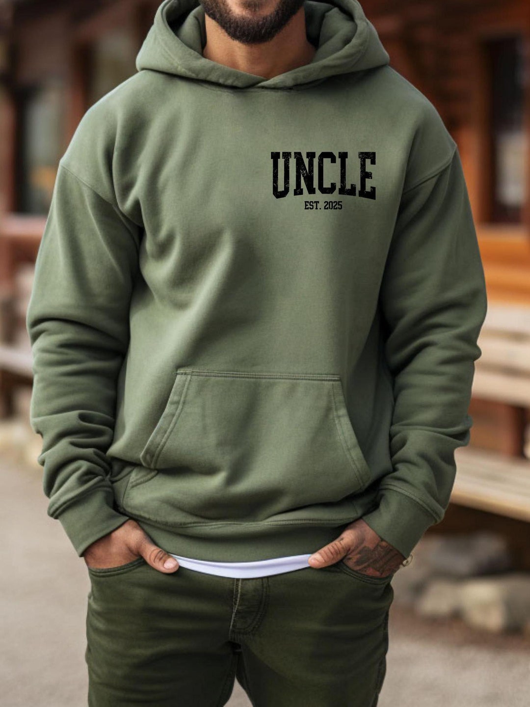 Retro Uncle EST Sweatshirt, Uncle Birthday Gift, Cool Uncles Sweatshirt ...
