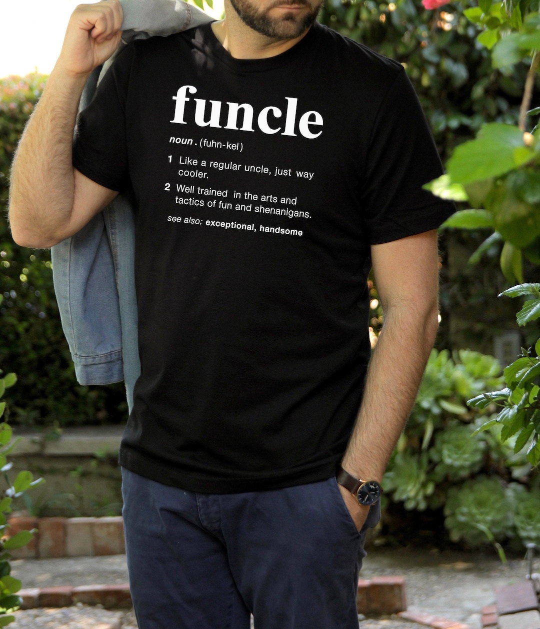 Funcle Definition Shirt, Funny Uncle Gift - Etsy