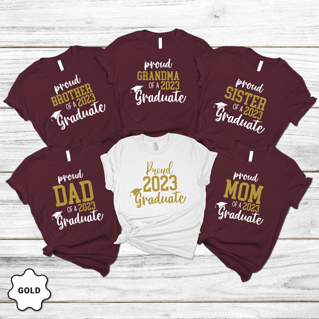 Personalize Graduation Shirts, Class of 2023 Family Graduation Shirts, Graduation 2023 Proud Mom ...