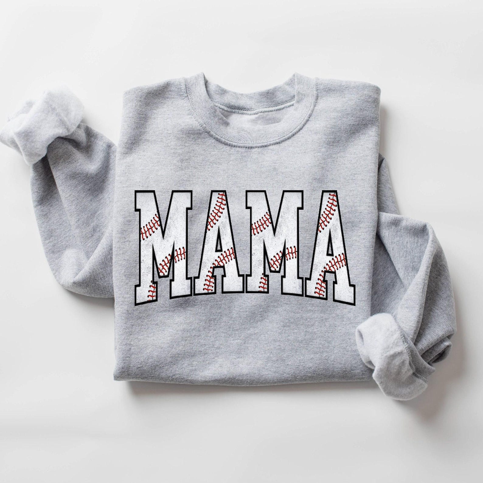 Cute Baseball Mama Sweatshirt, Mothers Day Gift for Baseball Mom ...