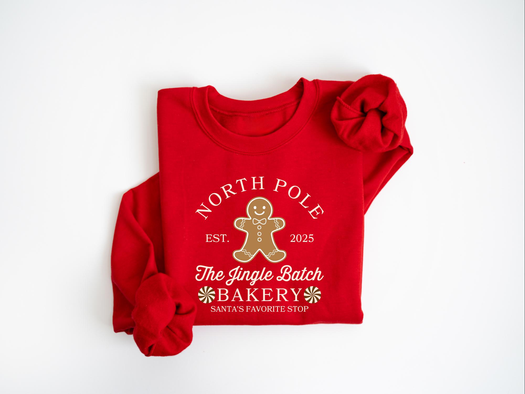 Gingerbread Cookies Sweatshirt, Santas Favorite, Womens Christmas ...