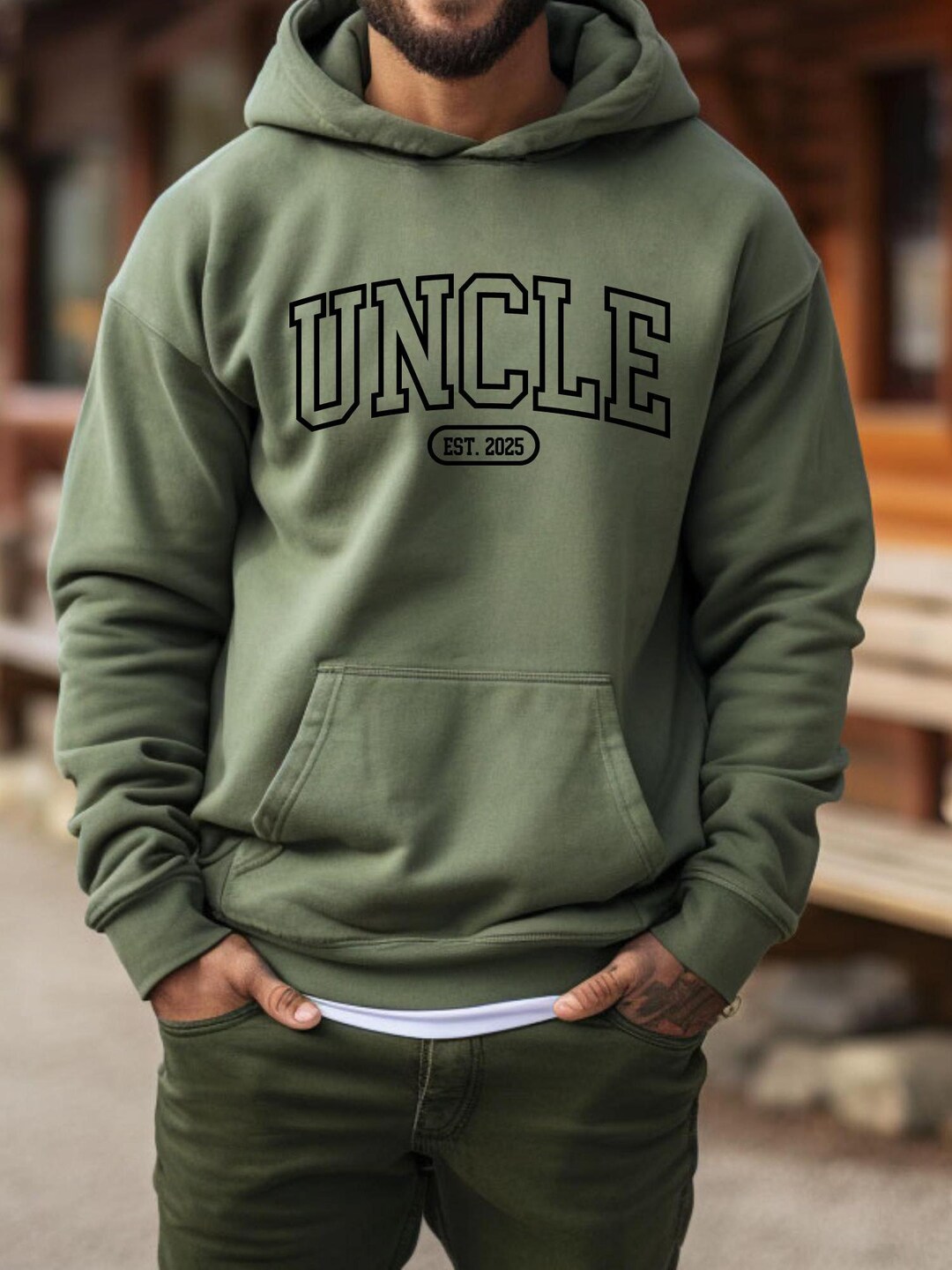 Uncle EST Sweatshirt, Fathers Day Gift, Uncle Birthday Gift, Cool ...