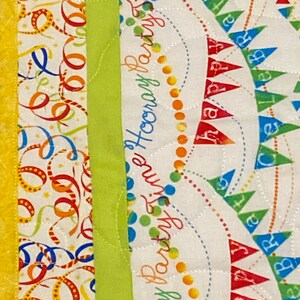 Happy Birthday!!!! Quilted Table Runner 15” X 46” #8606 - Etsy