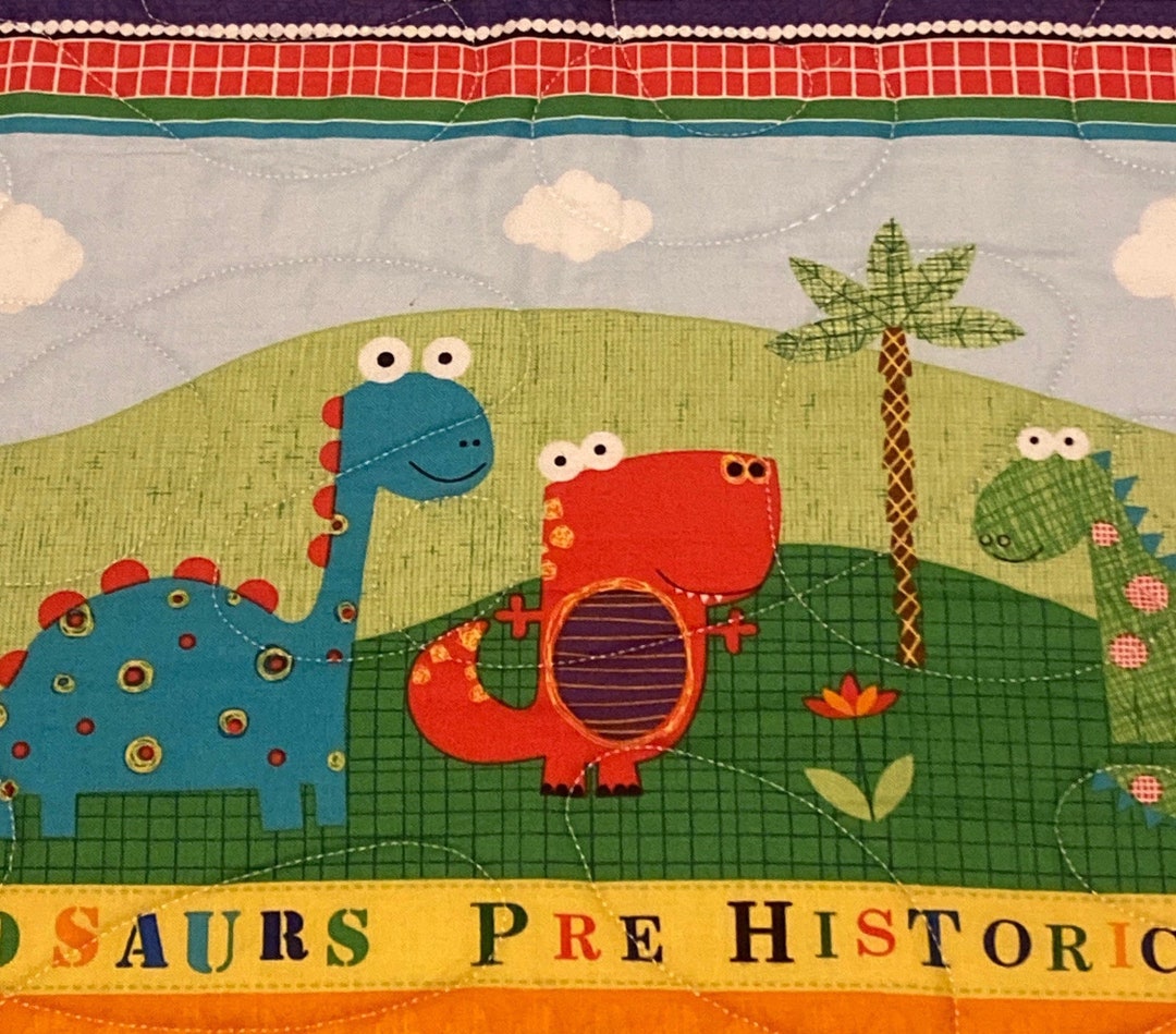 Dinosaurs Romp and Stomp Quilt.8610 - Etsy