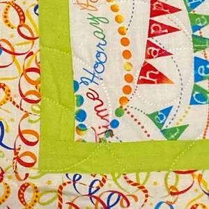 Happy Birthday!!!! Quilted Table Runner 15” X 46” #8606 - Etsy