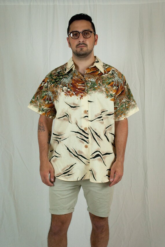 Vintage tiger print pattern - Gem