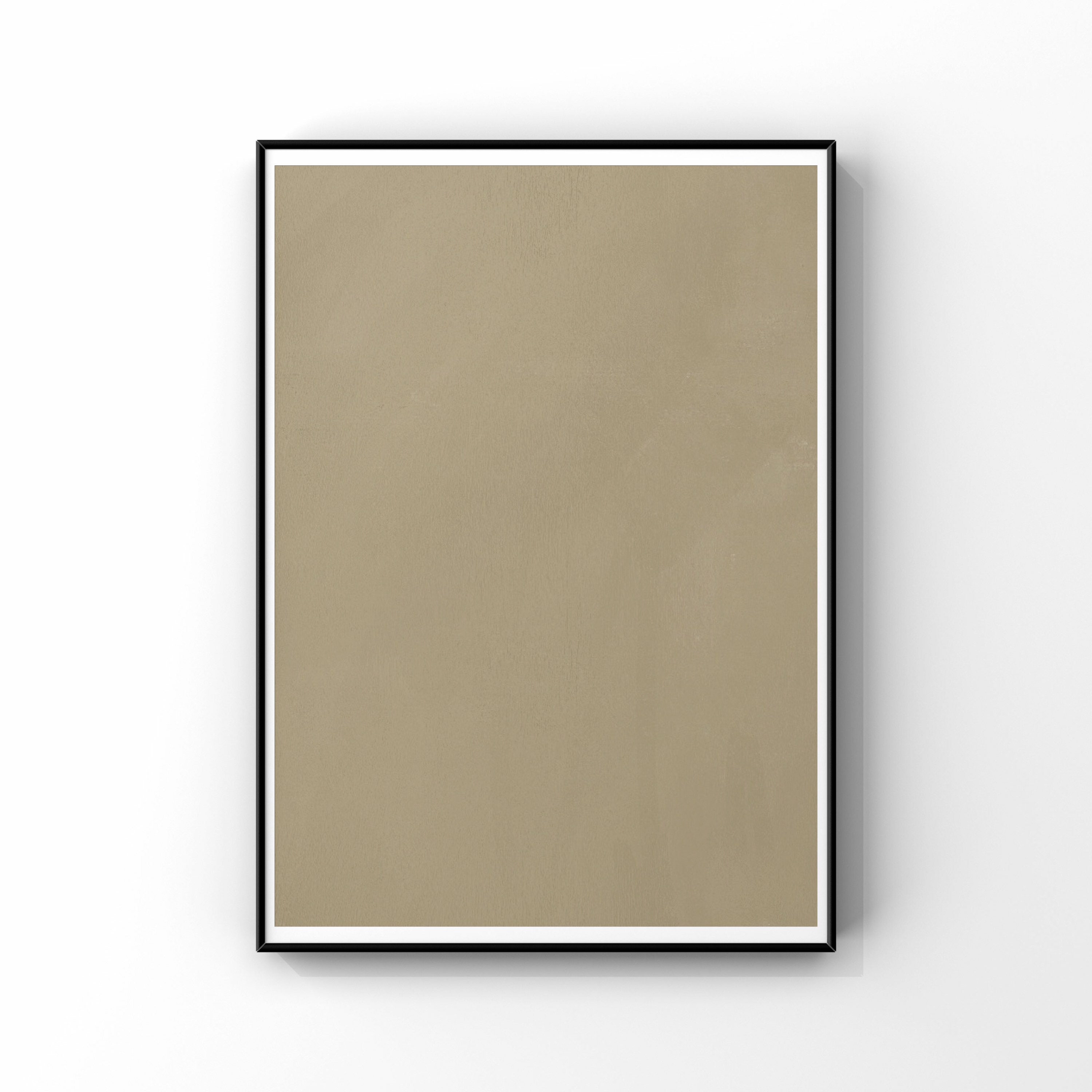 Simple rectangle beige moderne Paainting. | Etsy