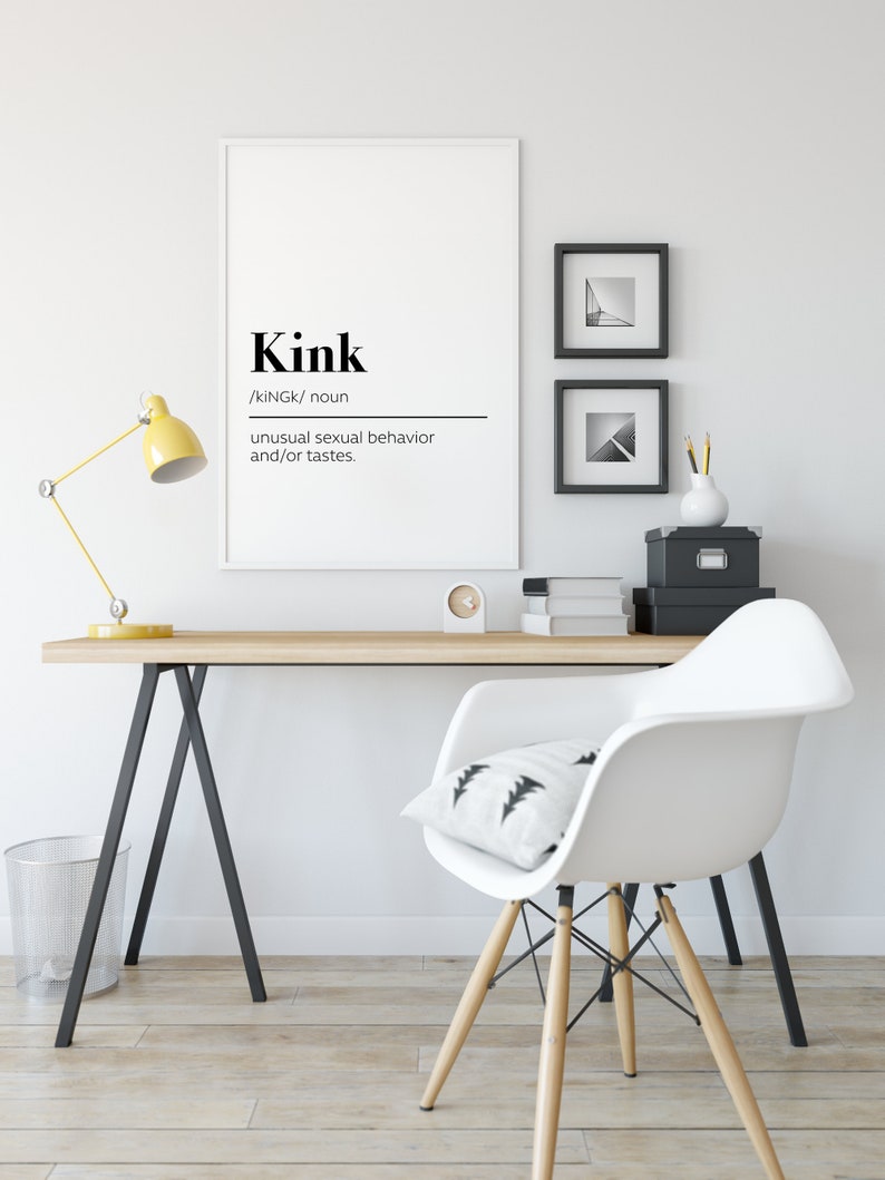 Printable Kink Definition Poster / Digital Print / Home Office Decor ...