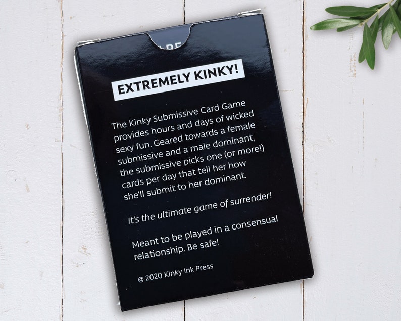 Kinky Edition / Submissive Card Game / BDSM / Great Gift for Boyfriend ...
