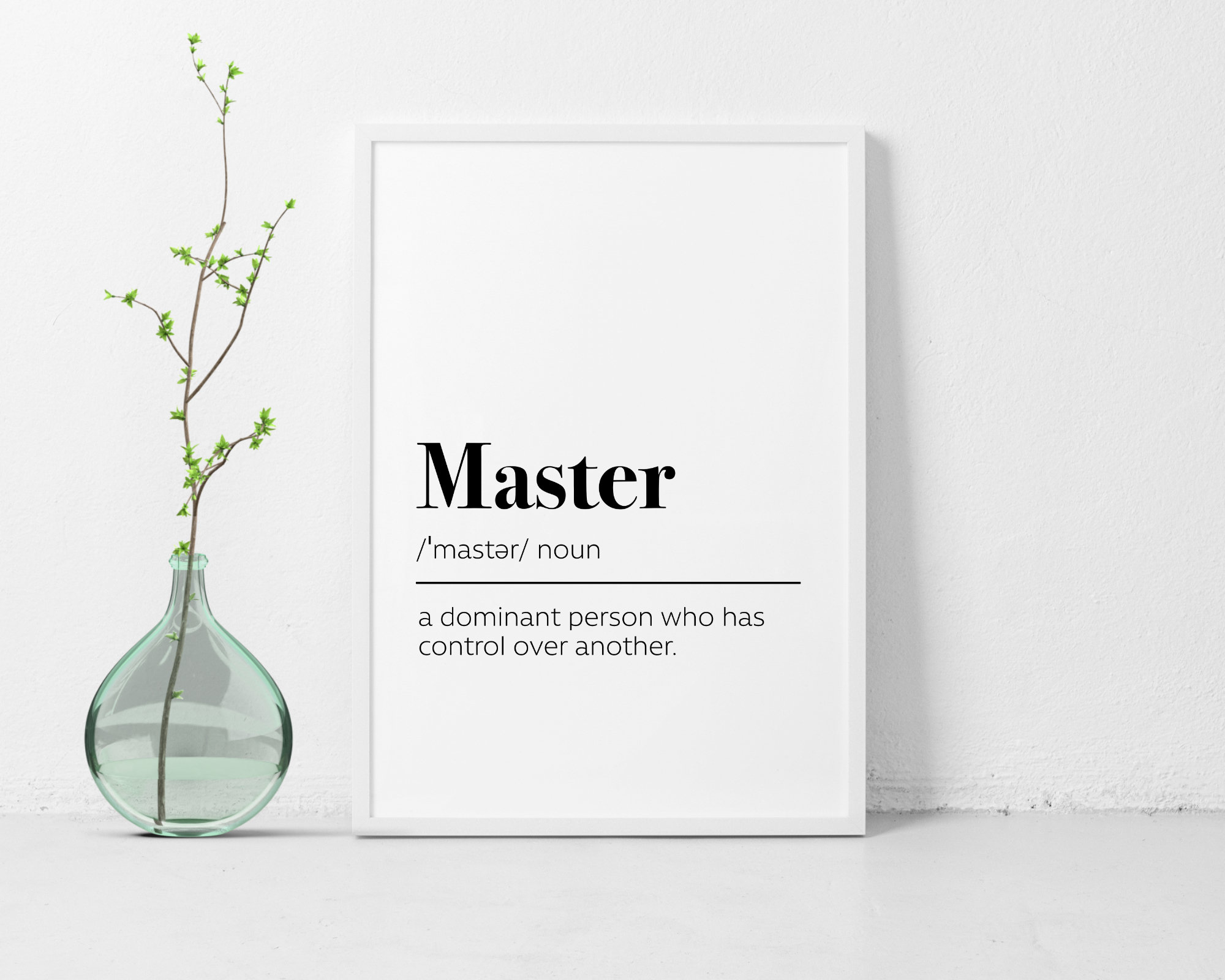 Printable Master Definition Poster / Digital Print / Home Office Decor ...