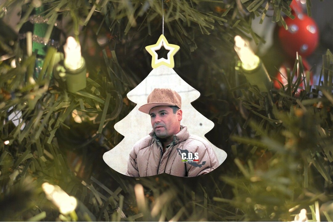 El Chapo Guzman Christmas Tree Ornament - Etsy