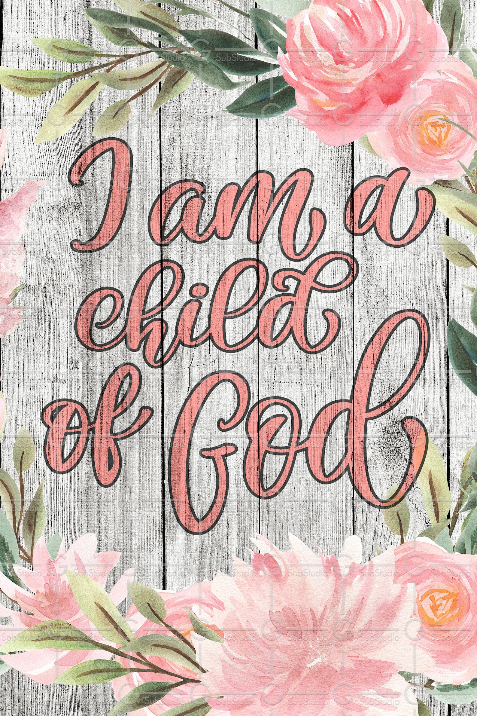 Bible Cover Sublimation Design PNG Bible Cover Design I Am a - Etsy