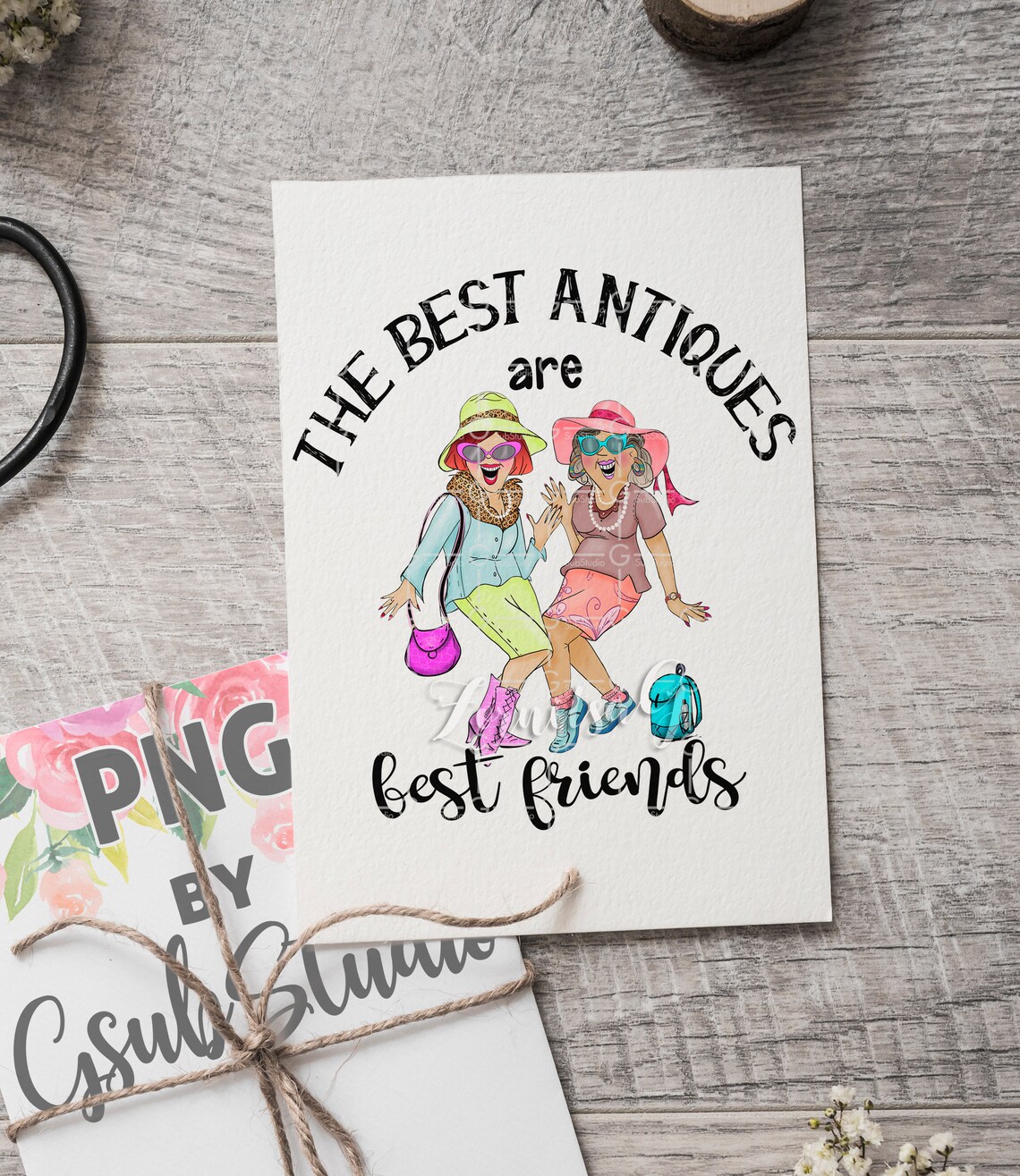 Best Friends PNG Sublimation Design, the Best Antiques Are Best Friends ...