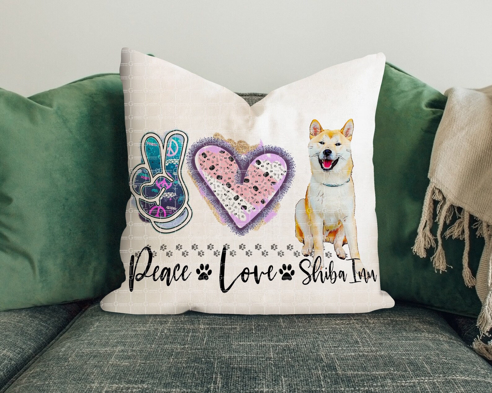 Shiba Inu Png Peace Love Shiba Inu Png Sublimation Design - Etsy