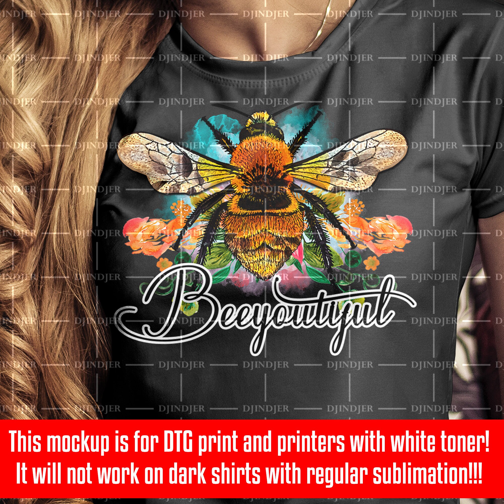 Bee You Tiful Sublimation PNG Design, Be You Tiful Png, Bee Sublimation ...