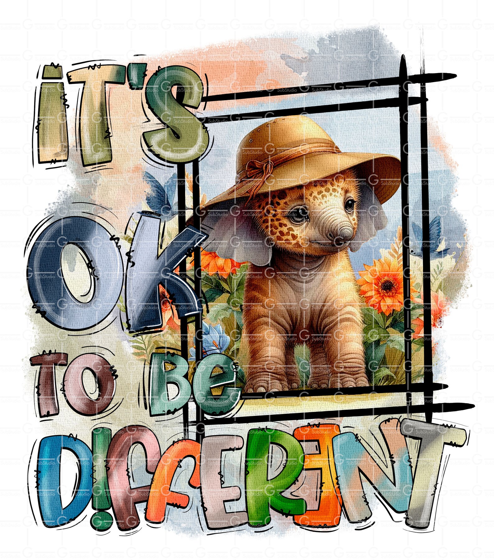 It's OK to Be Different PNG – Inspirational Design for Health ...
