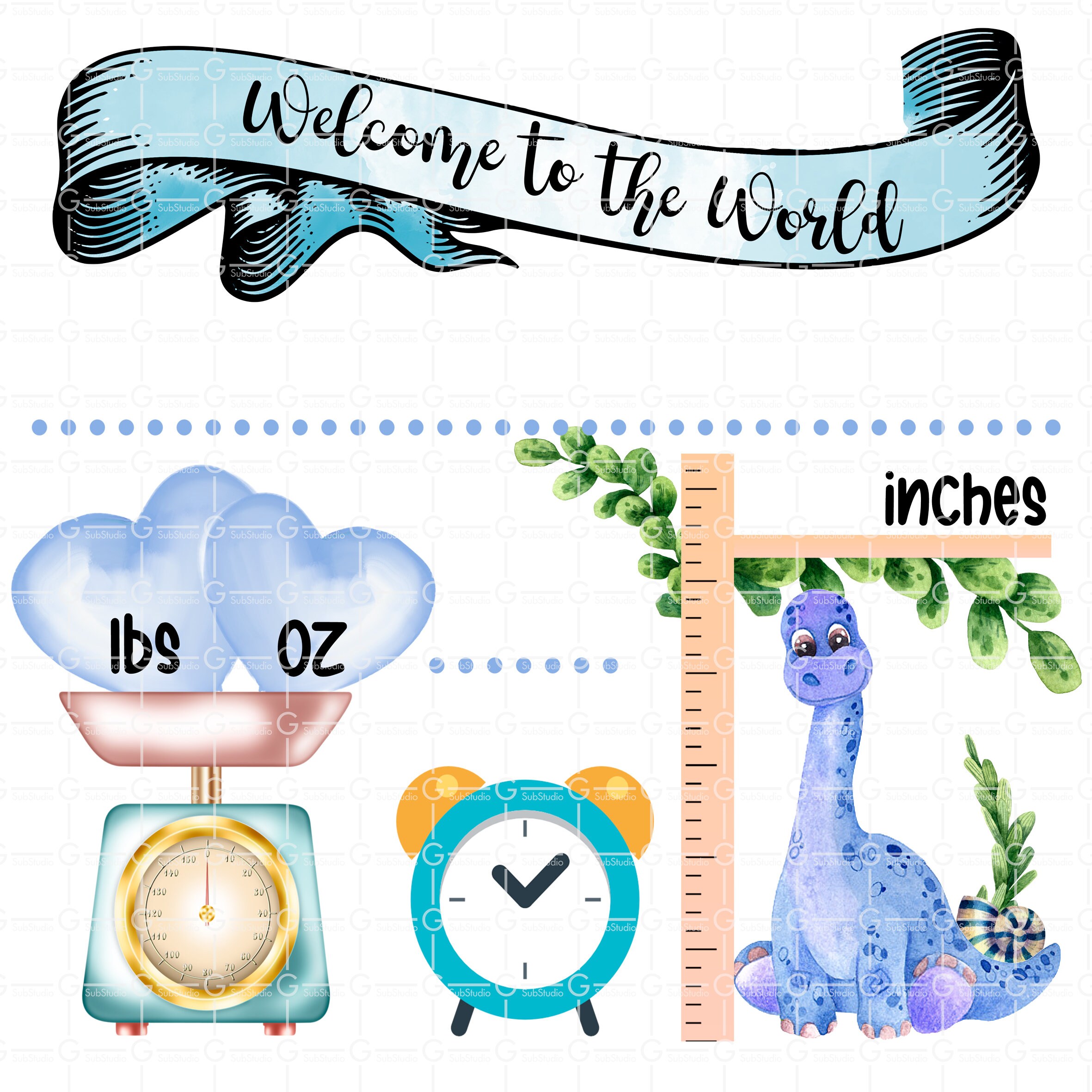 Boy Birth Stat Template Sublimation Designs Welcome to the - Etsy