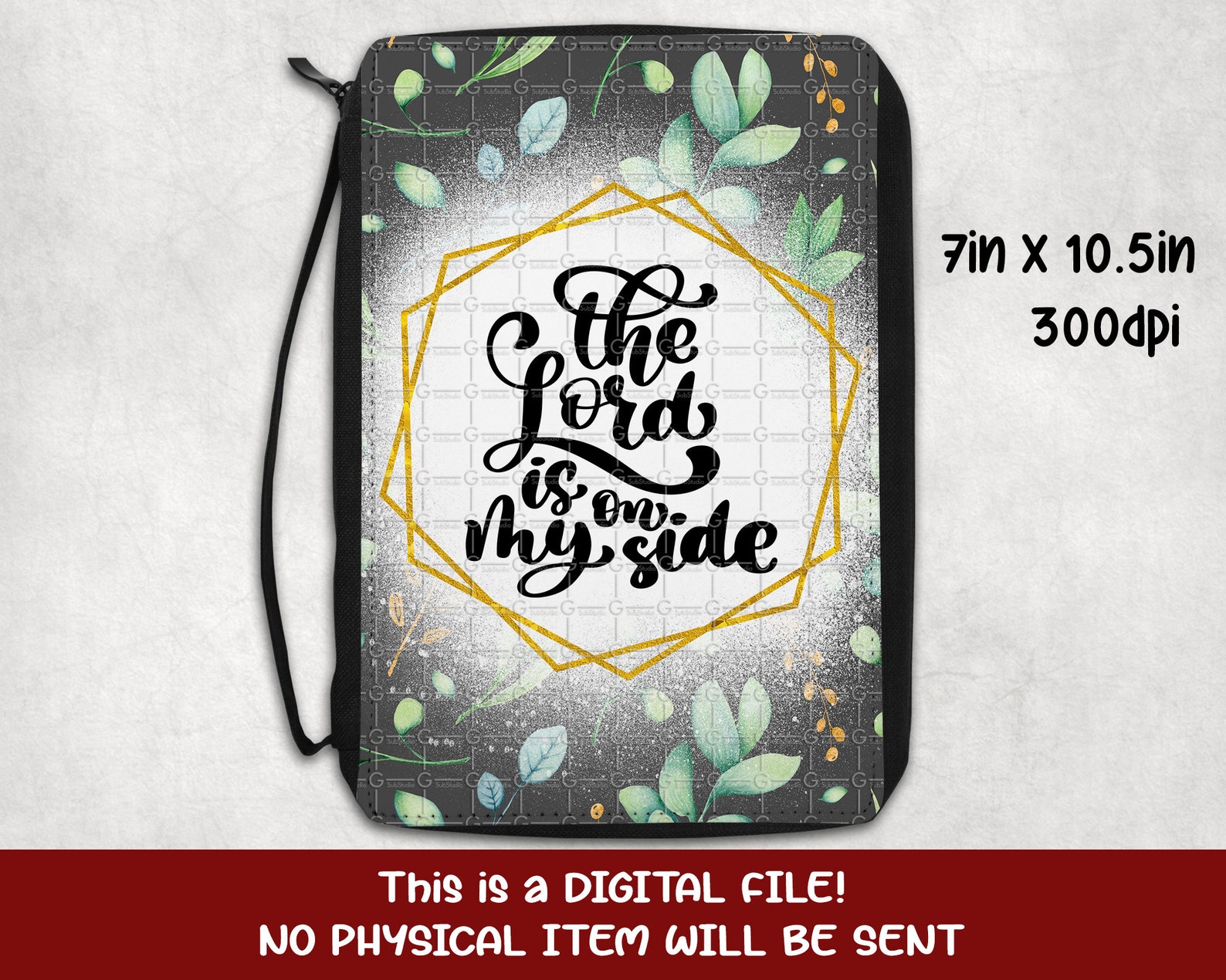 Bible Cover Sublimation Design PNG Bible Cover Design the | Etsy