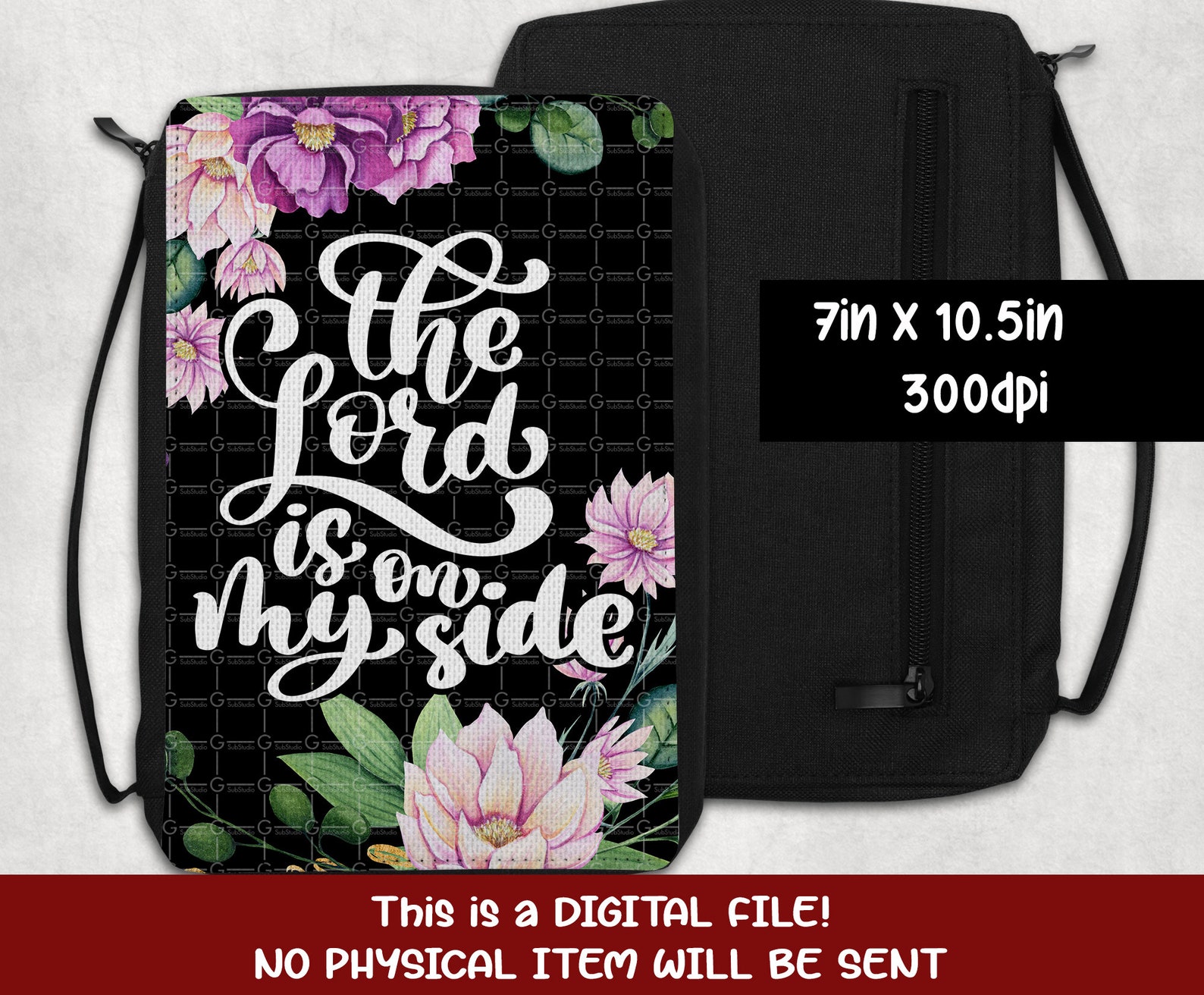 Bible Cover Sublimation Design PNG Bible Cover Design Book | Etsy