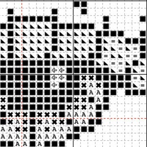 Barb Wire Eyeball - American Traditional Tattoo - Cross Stitch Pattern ...