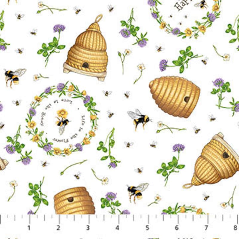 Honey Bee Fabric - Etsy