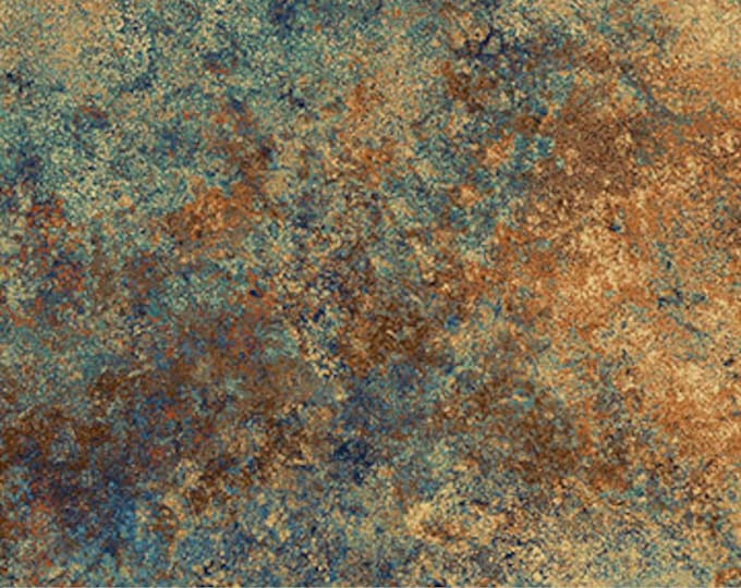 Oxidized Earth Browns & Teals Blender by the Yard, Half Yard, Fat ...