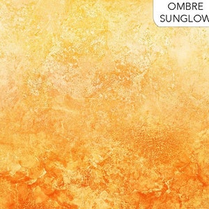 Stonehenge Ombre Sunglow Yellow to Orange Color, Tonal by the Yard ...