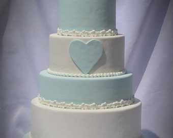 Faux Wedding Cake, Fake Wedding Cake, Wedding Cake, Display Cake ...