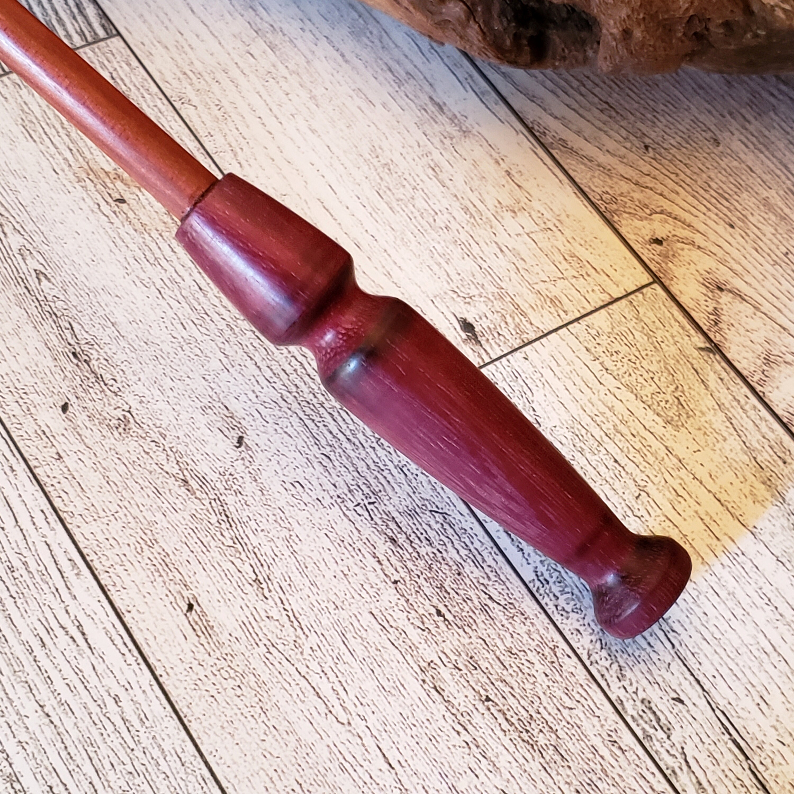 Lovely Purple Heart and Red Heart Wood Ritual Magic Wand. - Etsy