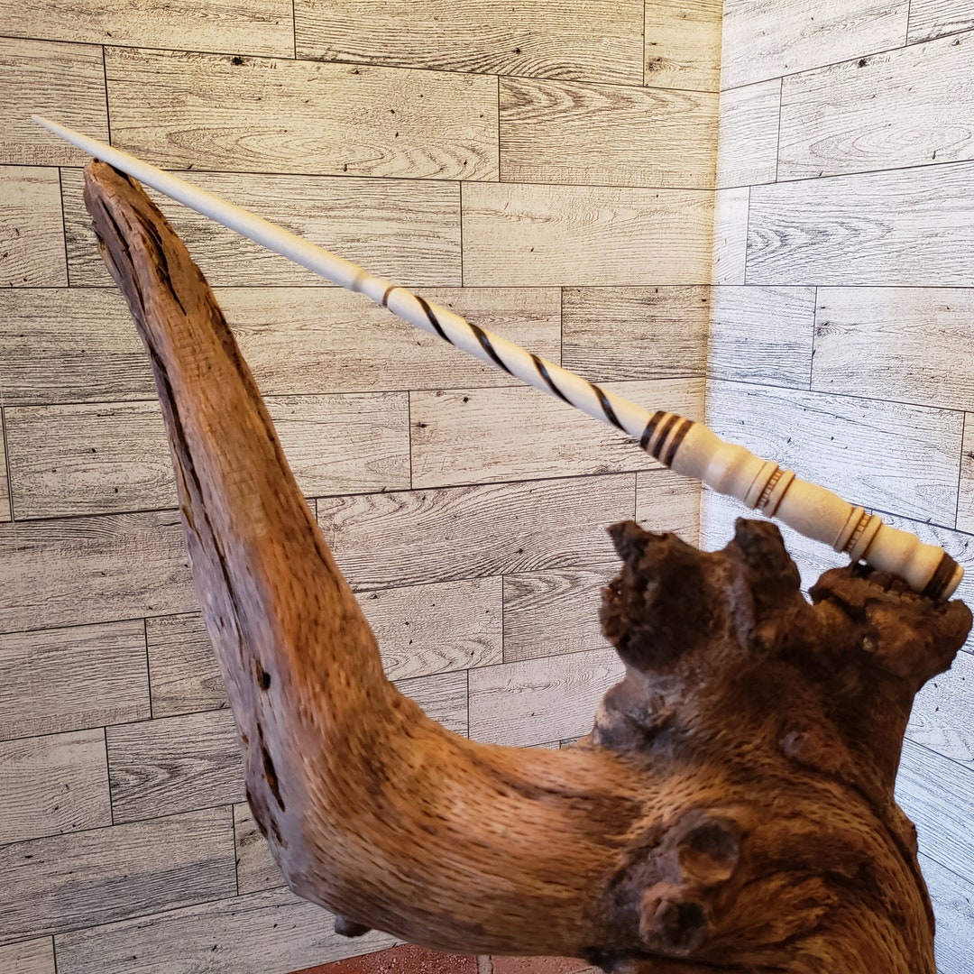 Unique "serendipity" Ritual Wand! Style SABER. Poplar Druid Pagan Witch ...
