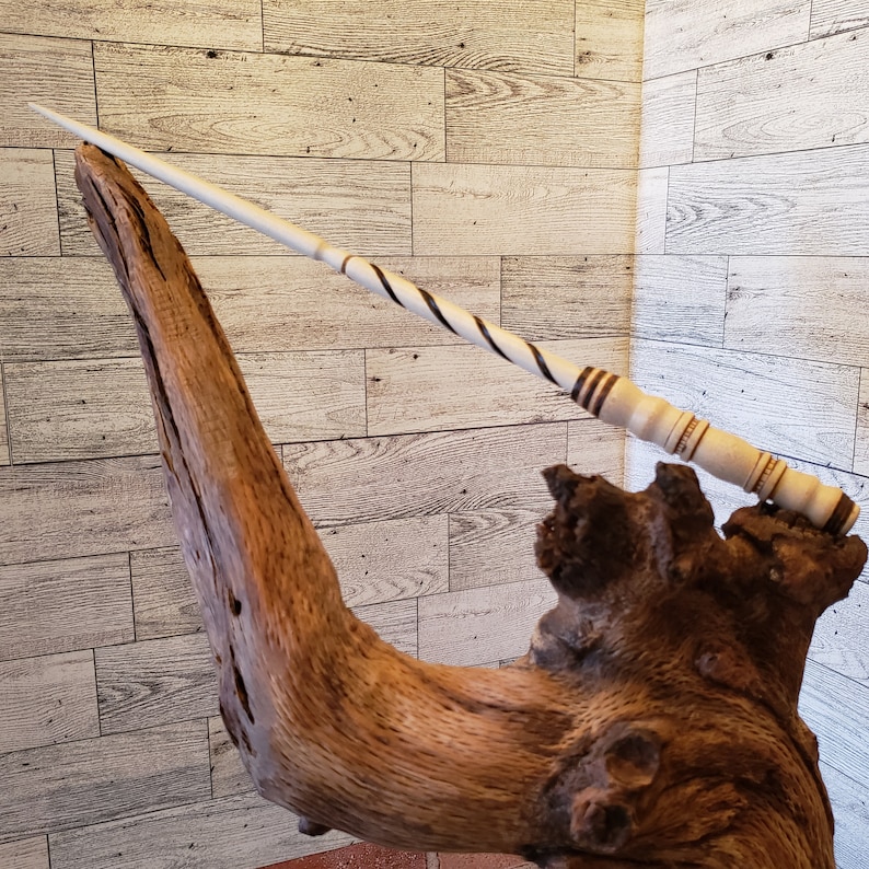 Unique "serendipity" Ritual Wand! Style SABER. Poplar Druid Pagan Witch ...