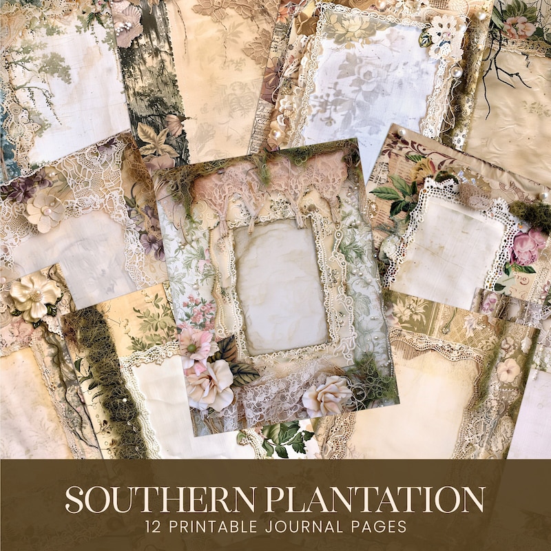 Moss Green and Cream Linen - Etsy