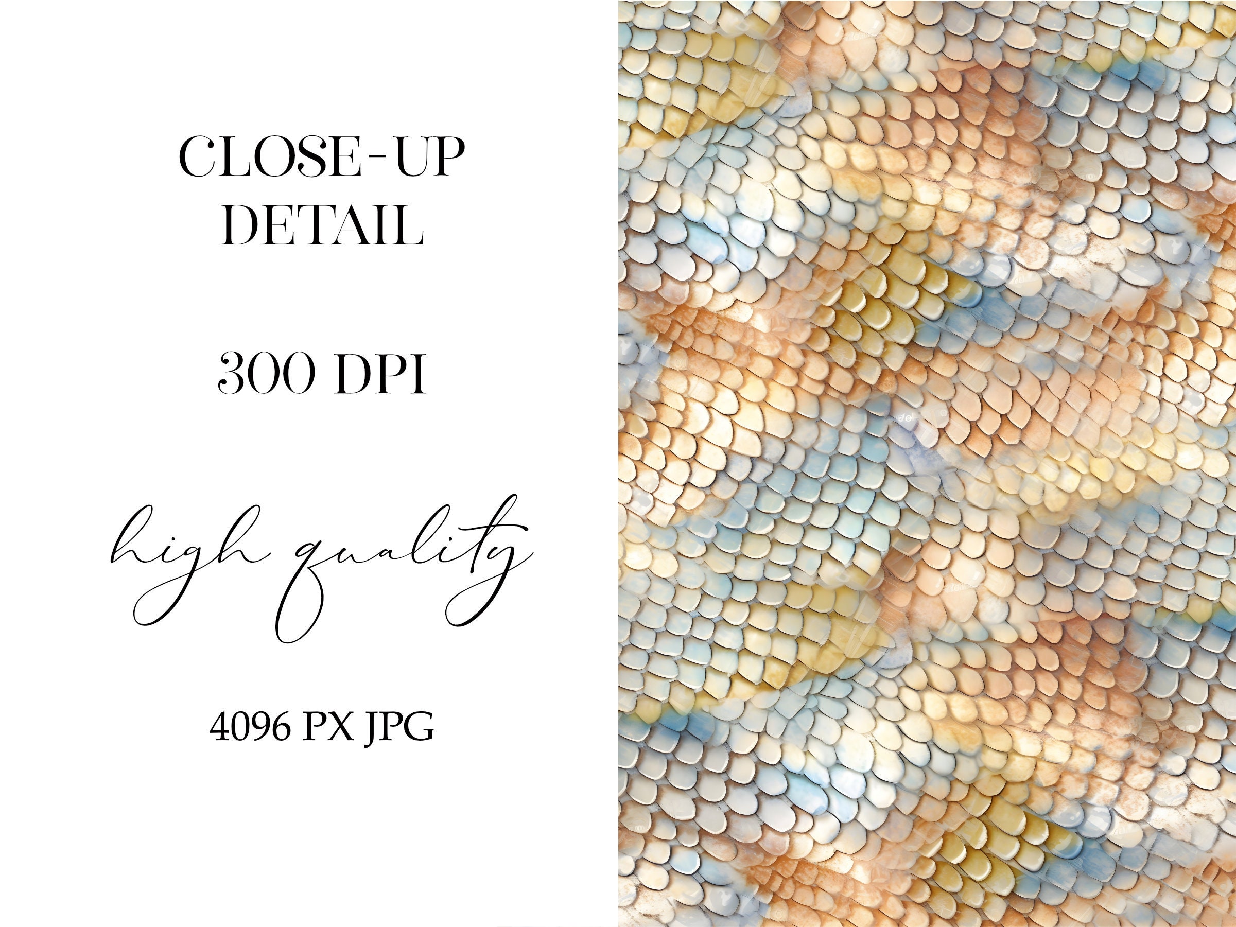 Pastel Snakeskin Digital Papers, Shimmery Animal Print Seamless ...