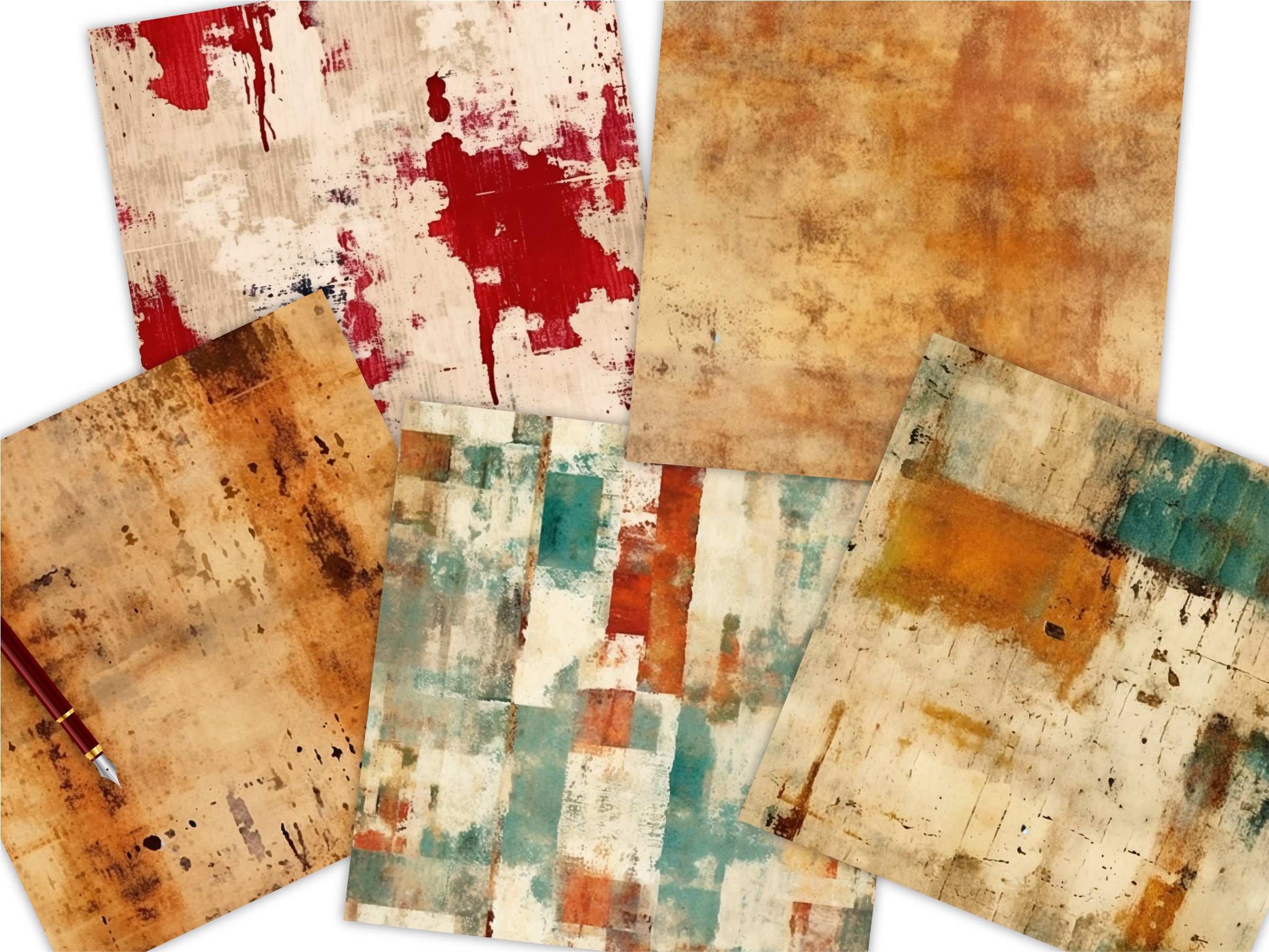 Grunge Garage Seamless Patterns Distressed Plaster Digital - Etsy