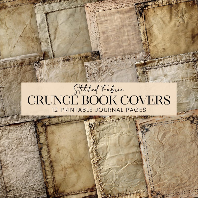 Fabric and Leather Journal - Etsy