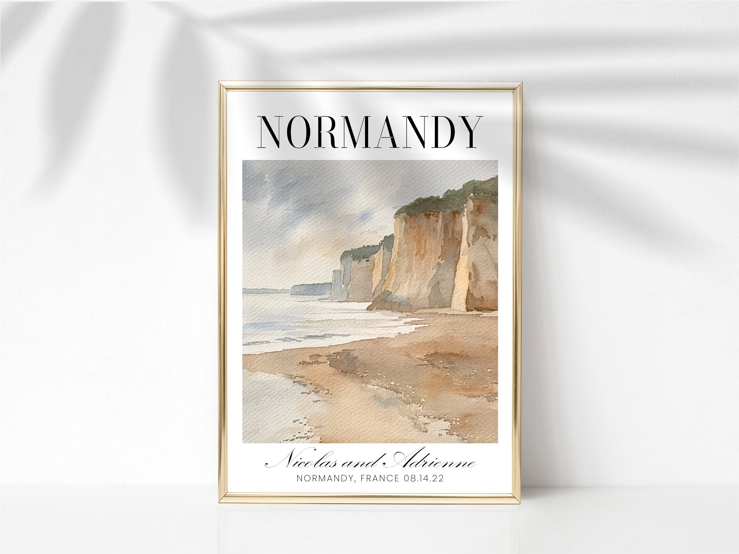 Normandy Backgrounds, Watercolor France Printable Travel Journal Pages ...