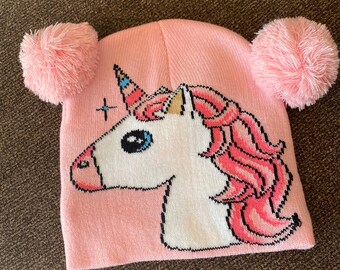 Unicorn Winter Hat - Etsy