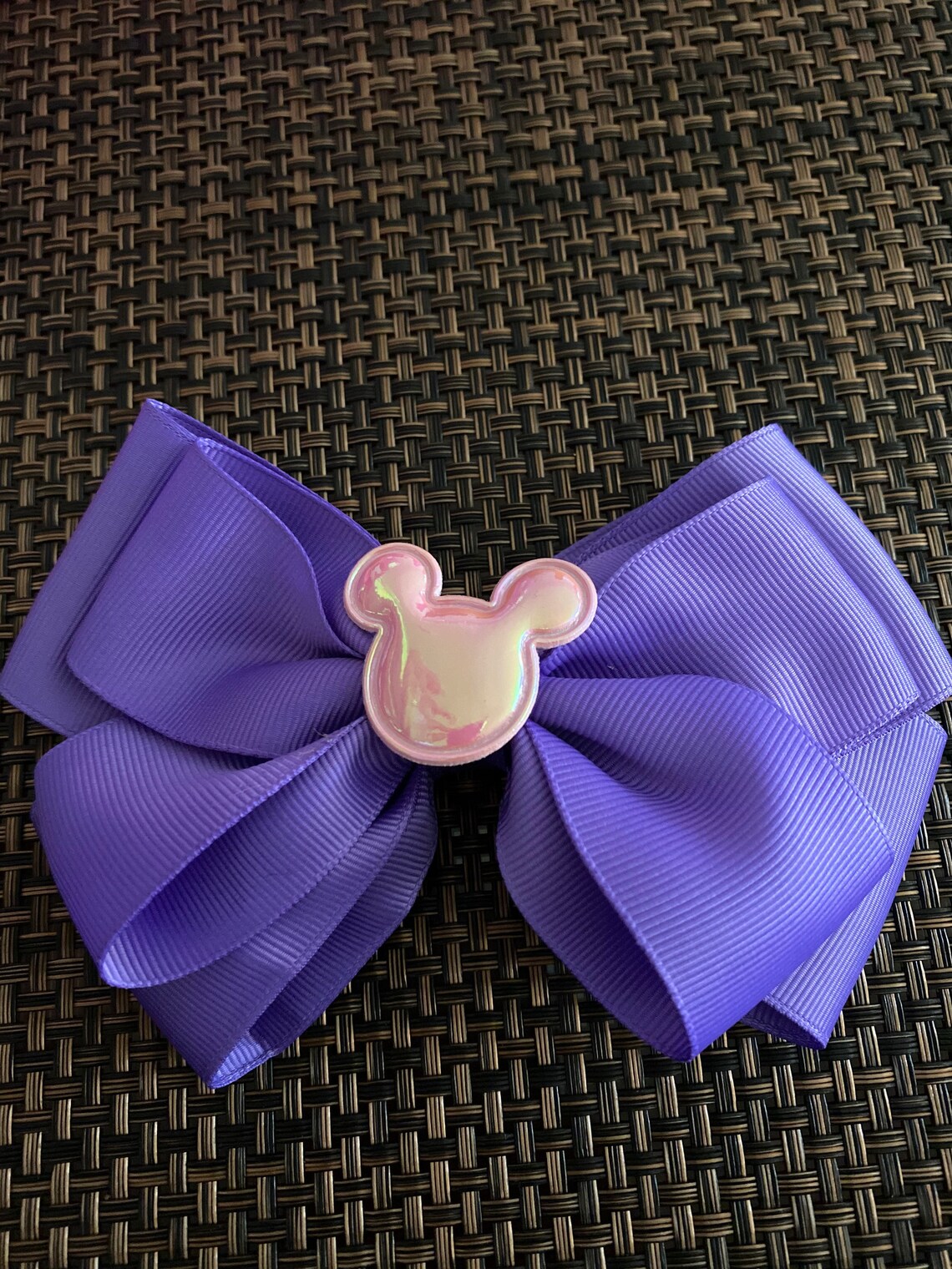 New Mickey Mouse Hair Bow w/clip | Etsy